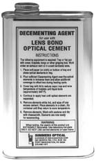 Decementing Agents for Optical Cements and Adhesives. From Summers Optical